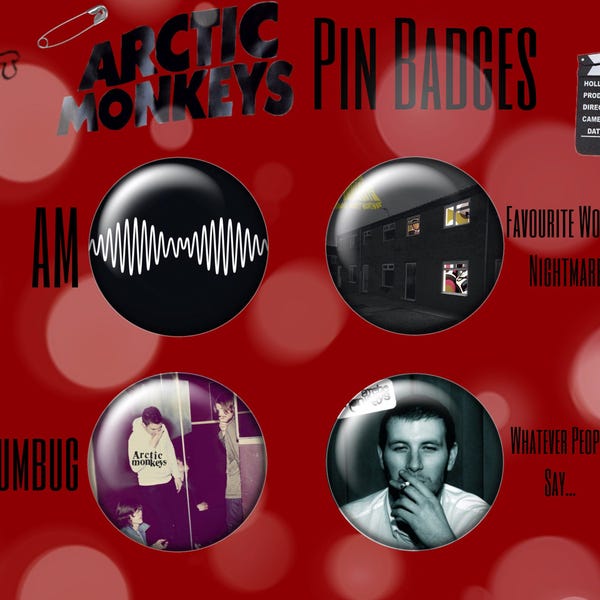 Arctic Monkeys - Etsy UK