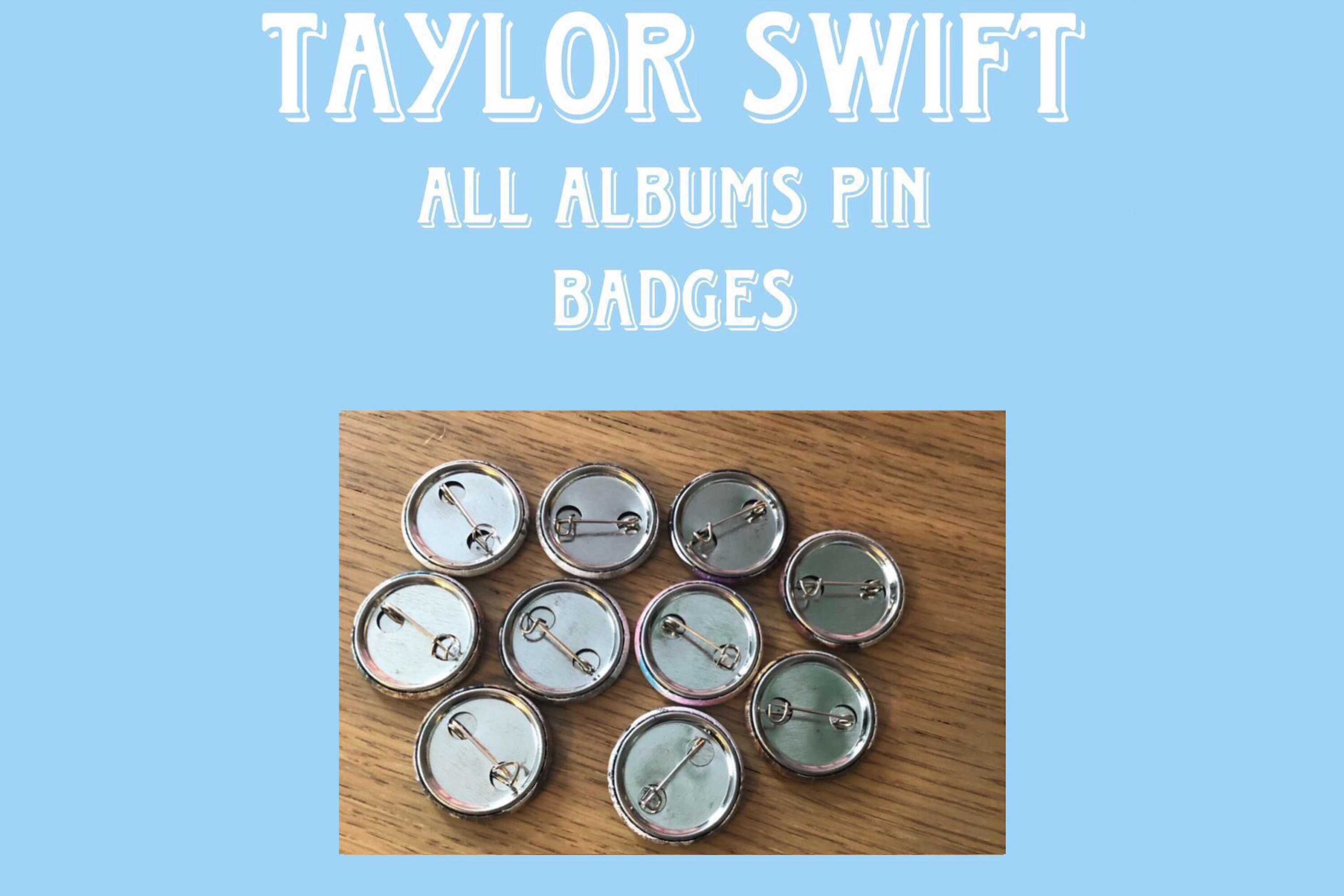 Taylor Swift Album Cover Pin Badges - Etsy UK