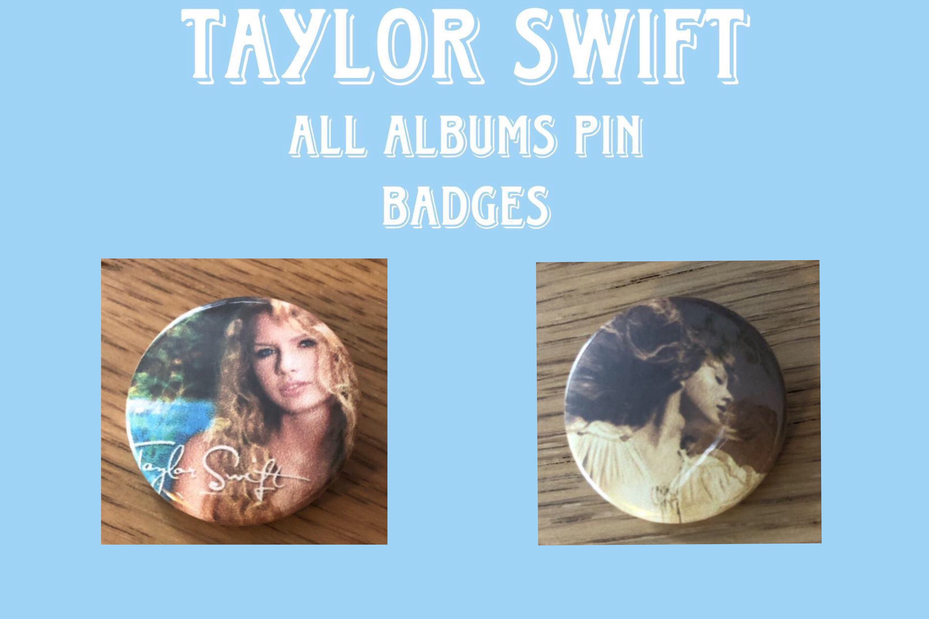 Taylor Swift Album Cover Pin Badges - Etsy UK