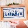 Mini Christmas Cross Stitch Patterns, Small Christmas Pattern for 2 ...