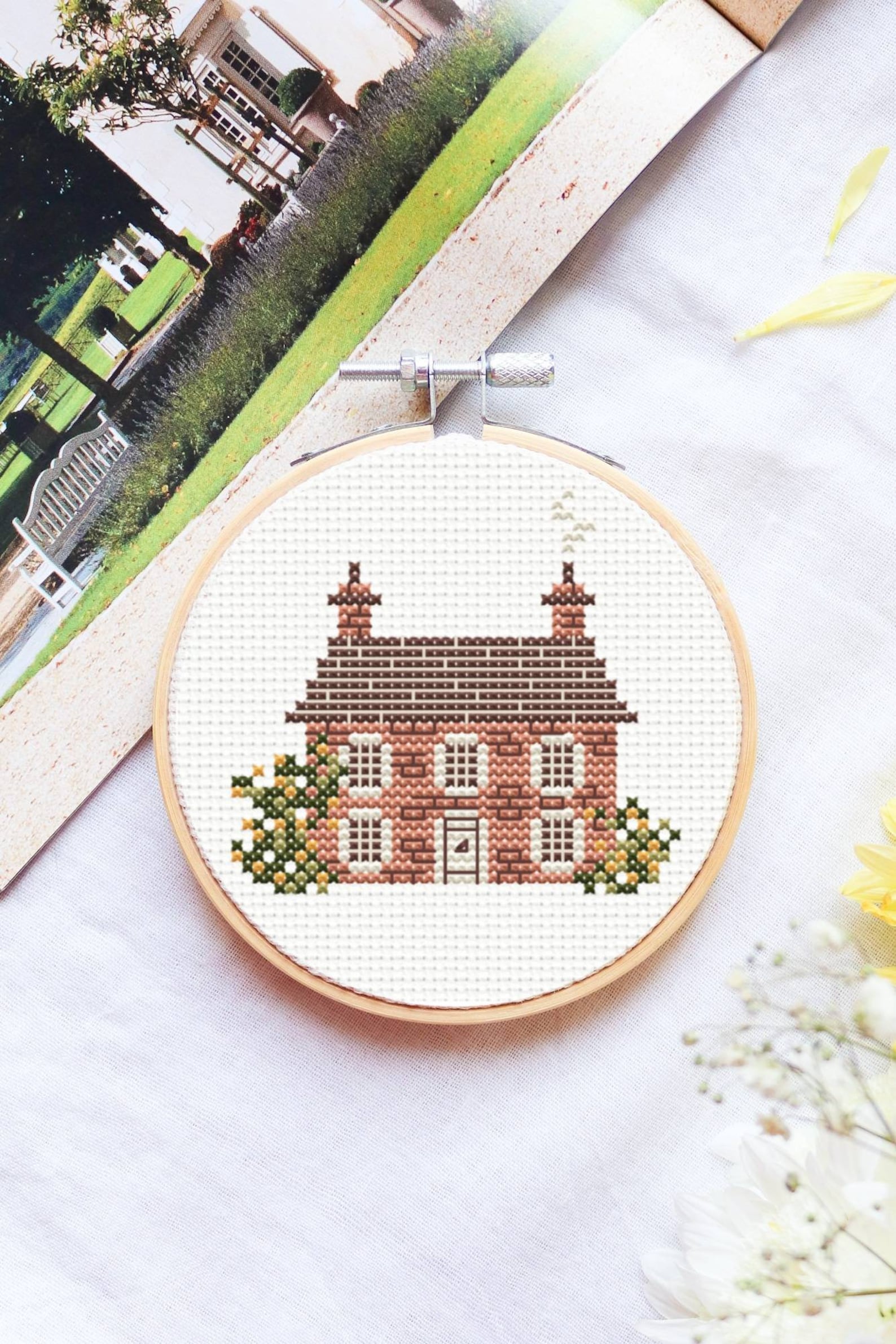Cottage Cross Stitch Pattern Spring Cross Stitch Pattern - Etsy