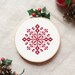 Snowflakes Cross Stitch Patterns, Christmas Cross Stitch Patterns, Mini ...