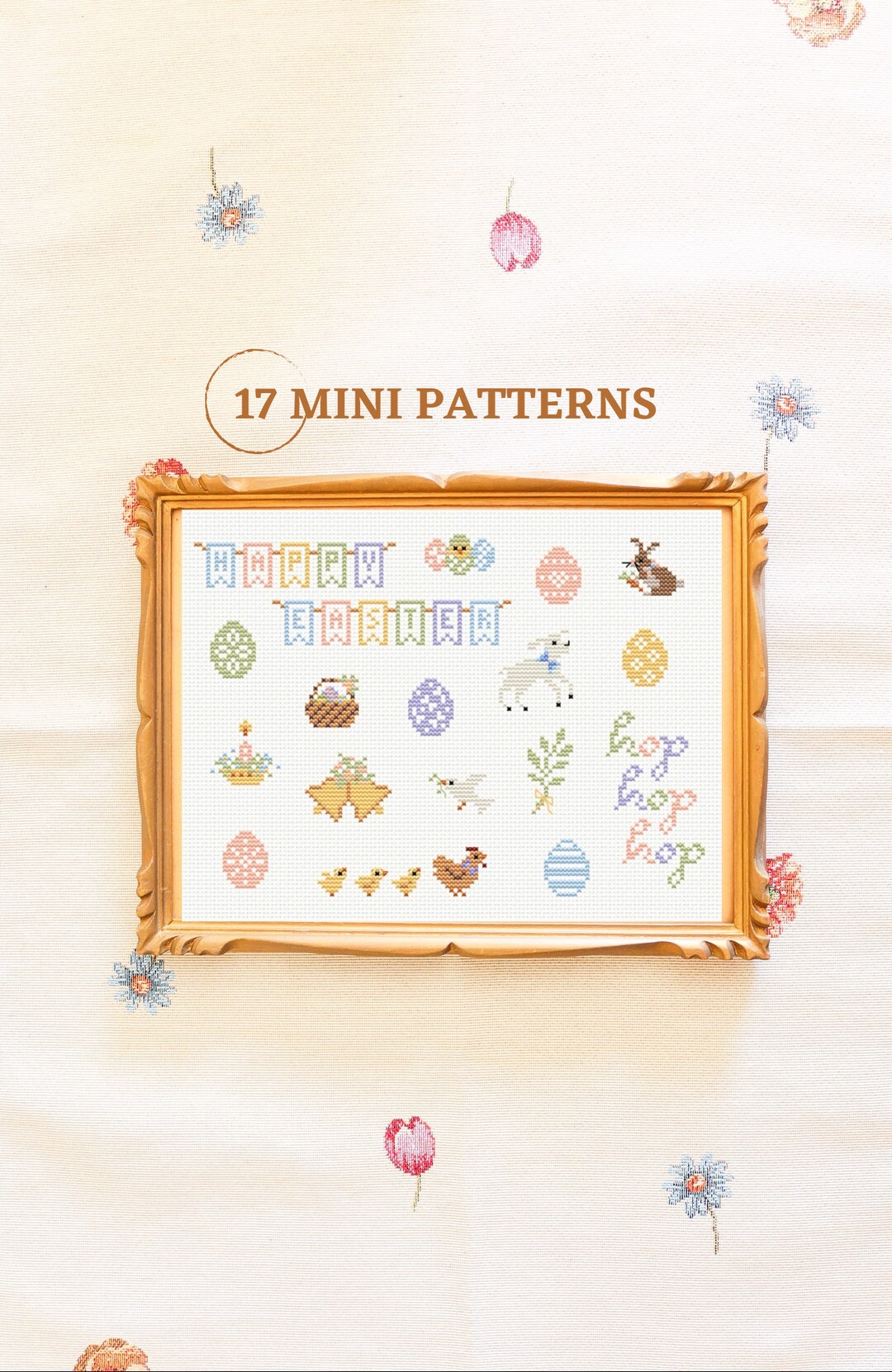 Easter Cross Stitch Patterns, Mini Cross Stitch Patterns, Spring Cross ...