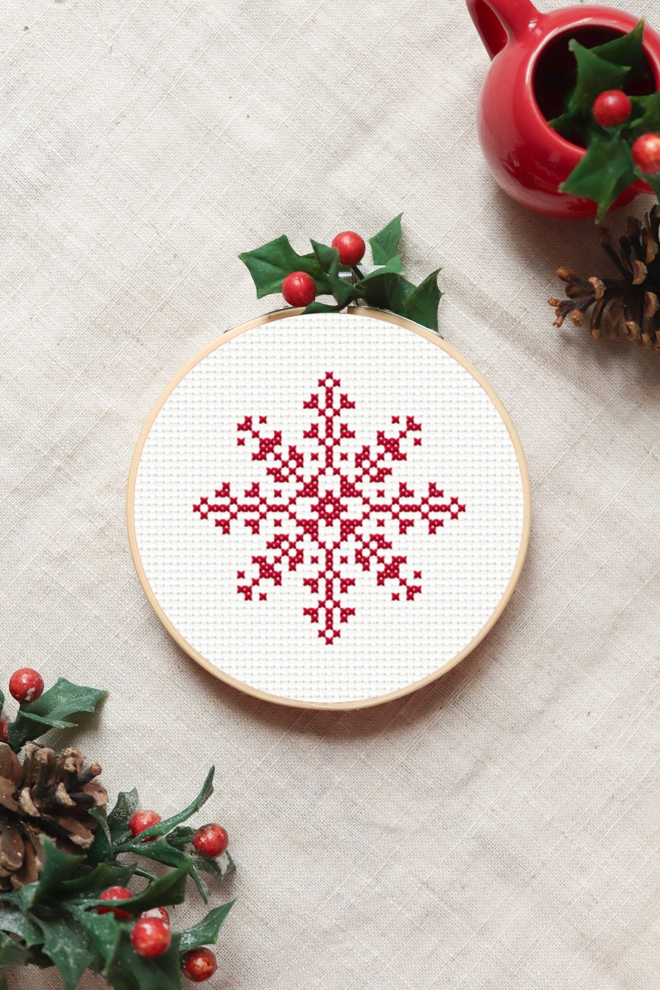 Snowflakes Cross Stitch Patterns, Christmas Cross Stitch Patterns, Mini ...
