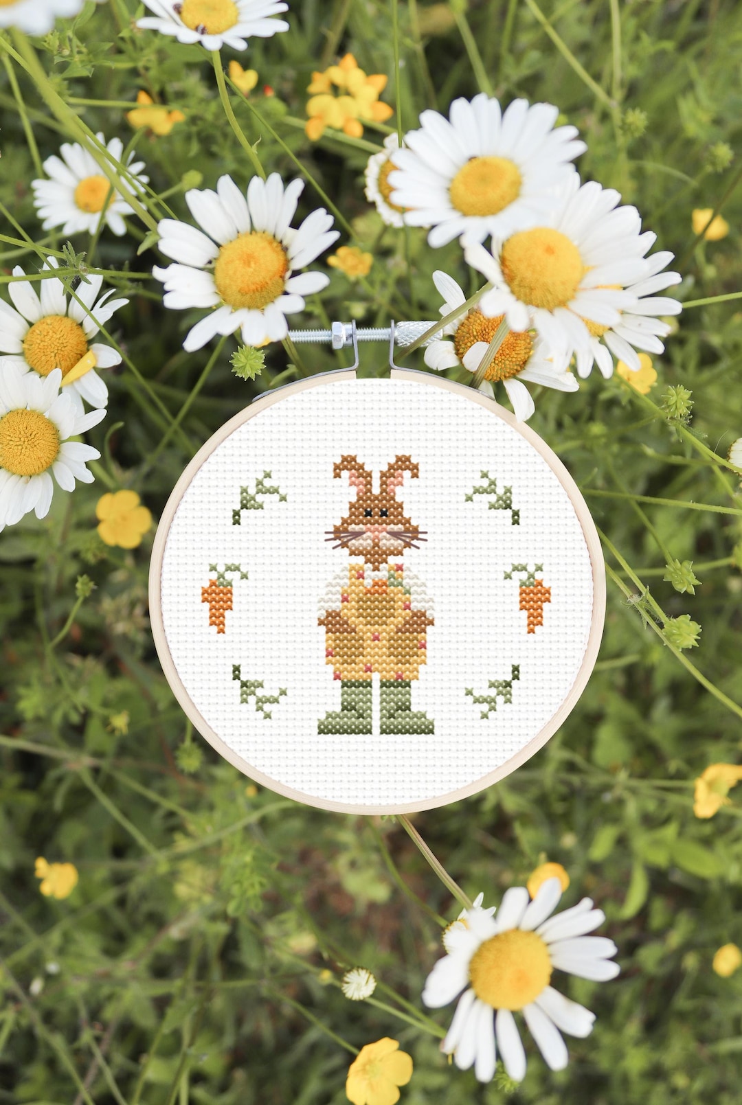 Easter Cross Stitch Pattern, Easter Ornament, Spring Cross Stitch ...