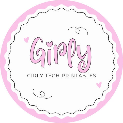 Girlytechprintables - Etsy