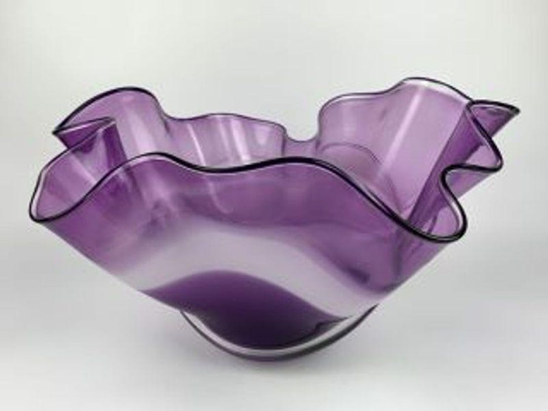 Glass, Susan Anne Large Susan Anne Glass Sculpture Freeform ...