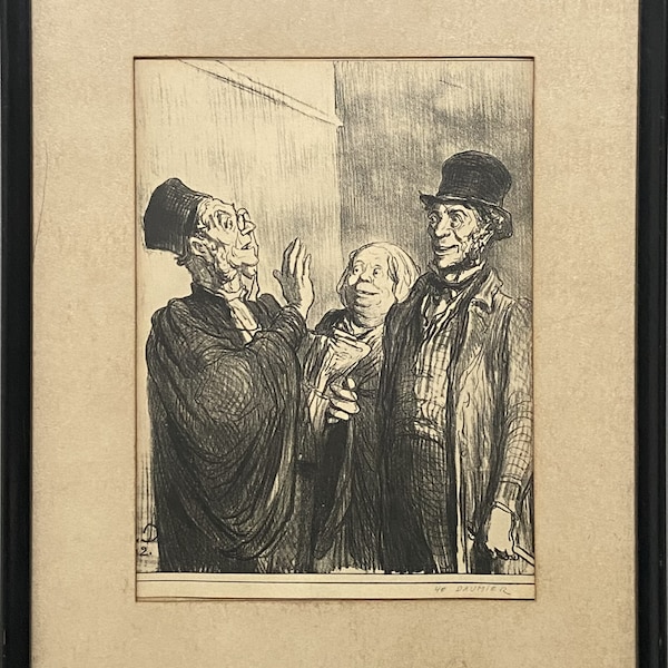 Honoré Daumier Art - Etsy