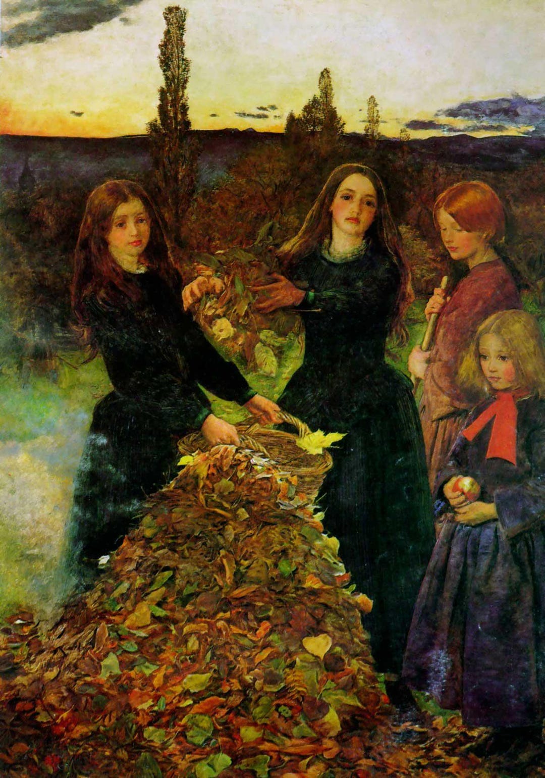 Millais, John Everett - Autumn Leaves - Etsy
