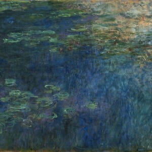 Monet, Claude - Reflections of Clouds on the Water-lily Pond - Etsy