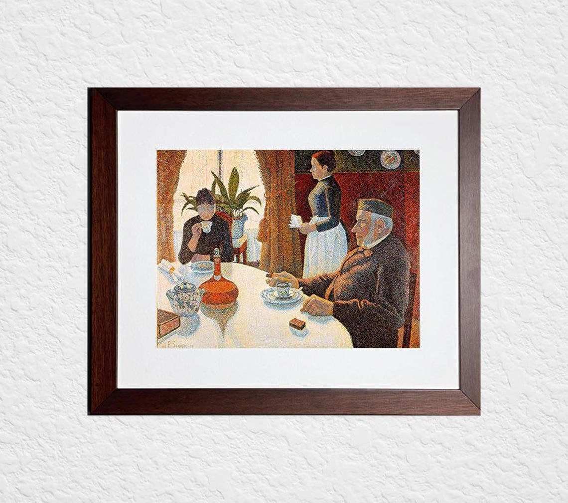 Signac, Paul - Breakfast (the Dining Room) - Etsy