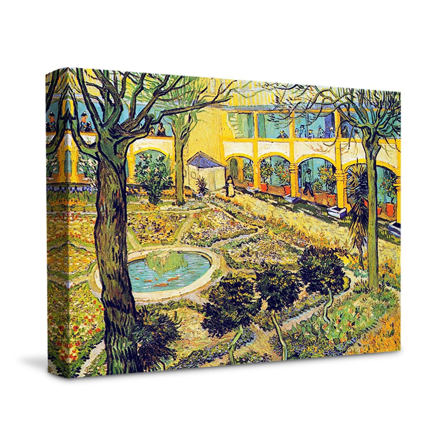 Van Gogh, Vincent the Courtyard of the Hospital in Arles - Etsy