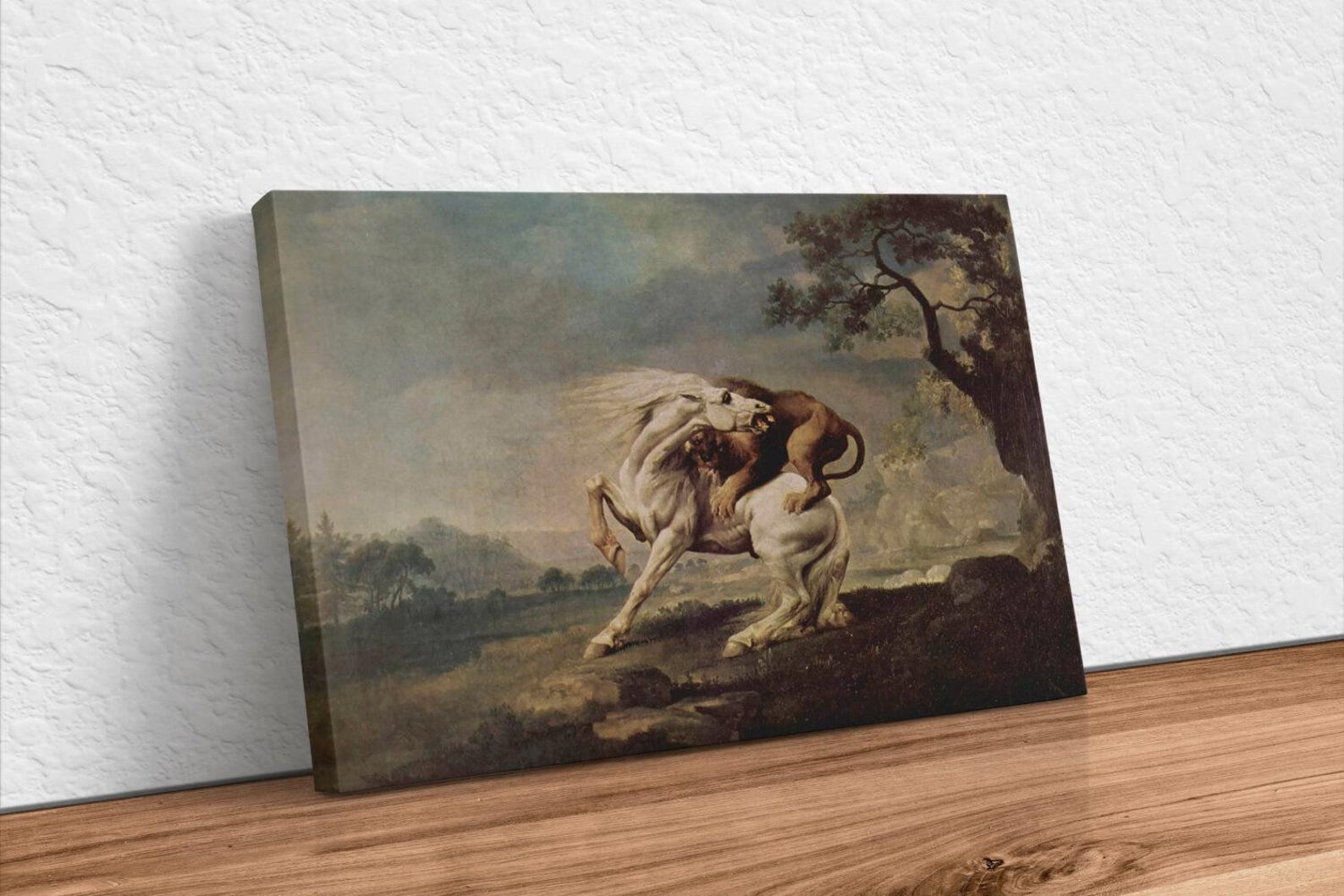 Stubbs, George - Lion Attacking a Horse - Etsy