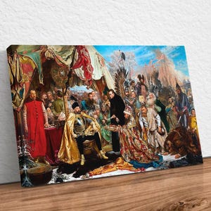 Matejko, Jan - Stephen Báthory at Pskov - Etsy