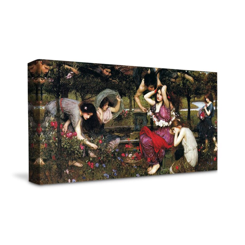 Waterhouse, John William John William Waterhouse Flora and the Zephyrs ...