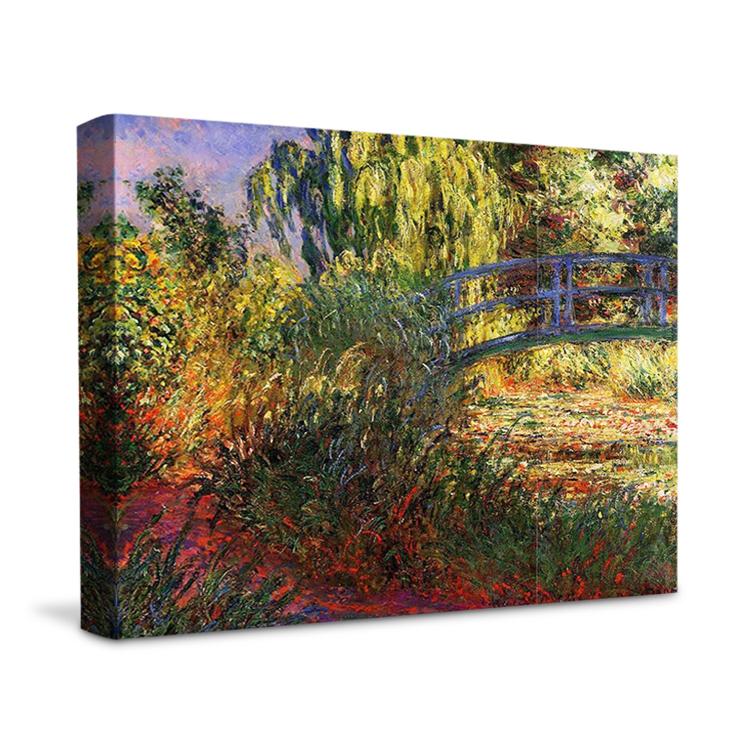 Monet, Claude the Japanese Bridge the Water Lily Pond and Path by the ...