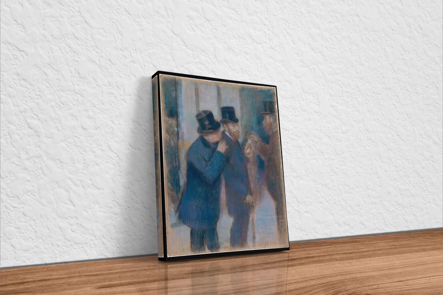Degas, Edgar - Portraits at the Stock Exchange - Etsy