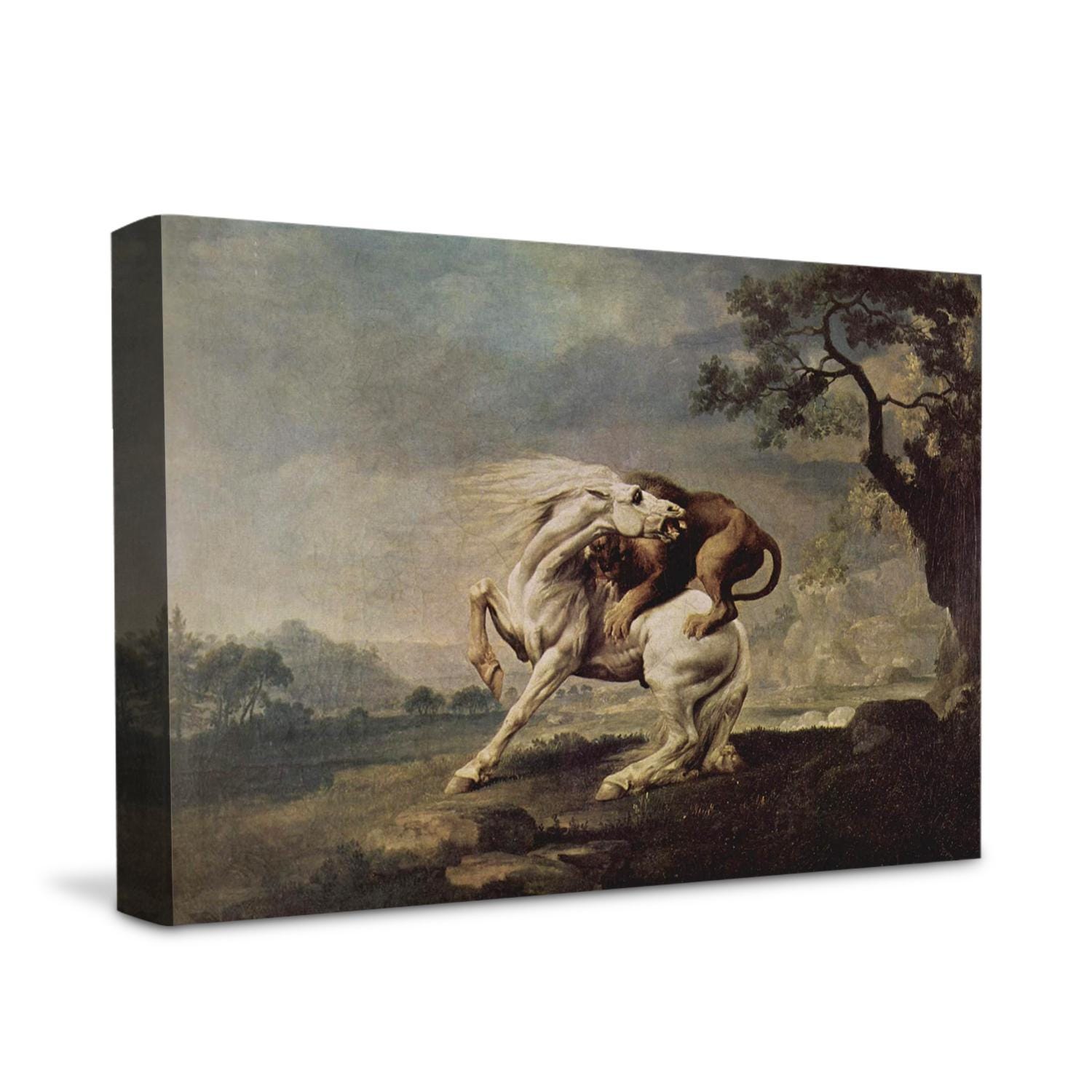 Stubbs, George Lion Attacking a Horse - Etsy
