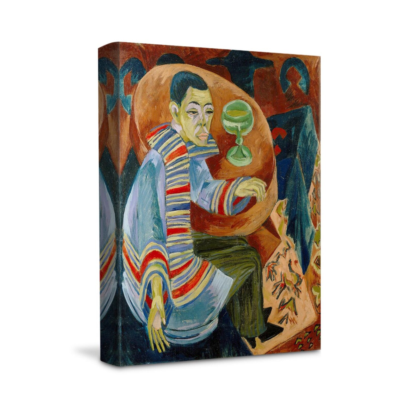 Kirchner, Ernst Ludwig the Drinker Self Portrait der Trinker ...