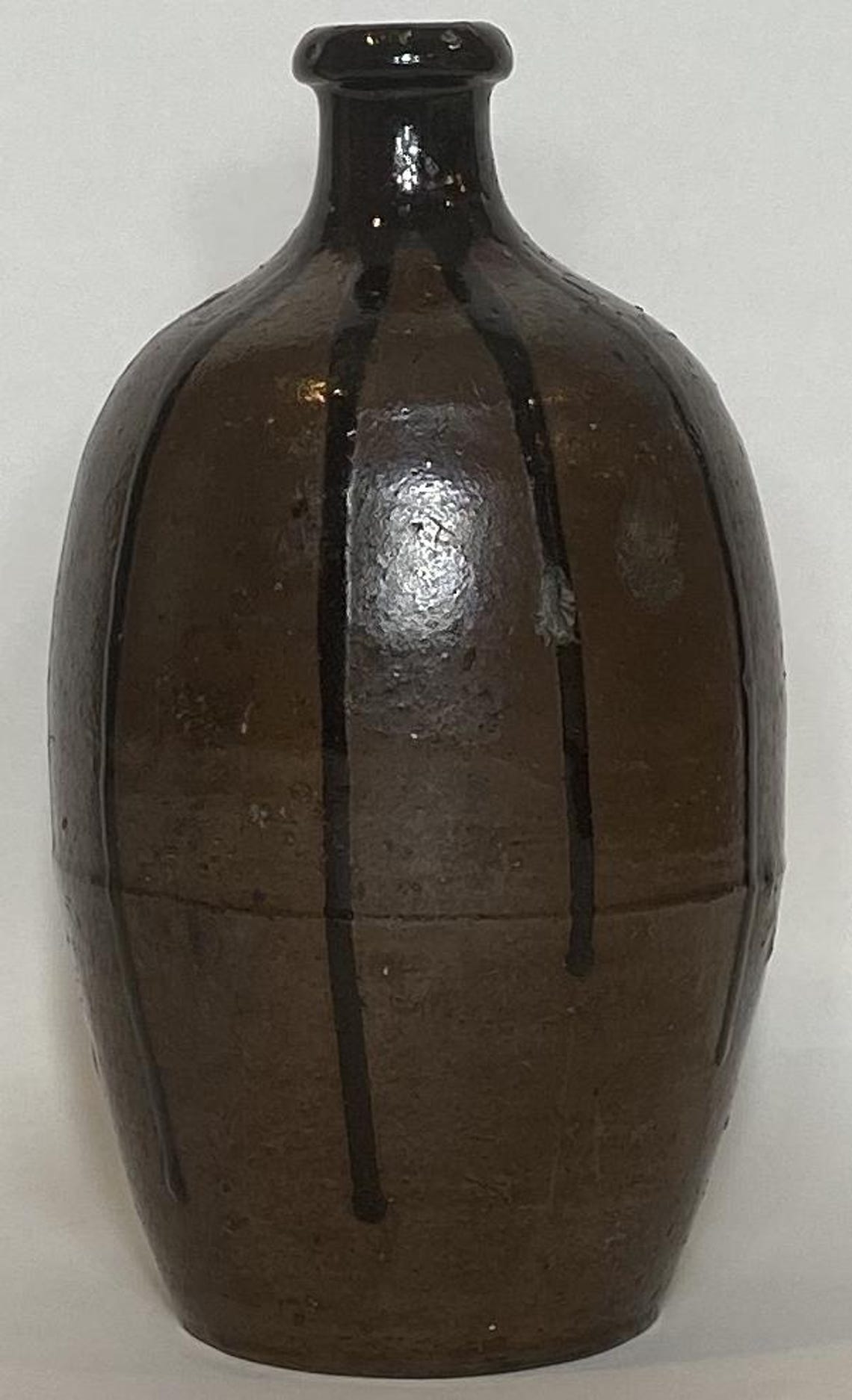 Tamba Tokkuri - Sake Bottle From Tamba - Antique Japanese Rice Wine ...