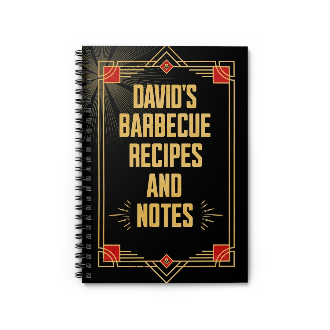 Personalized BBQ Journal and Recipe Book for Grilling Enthusiasts ...