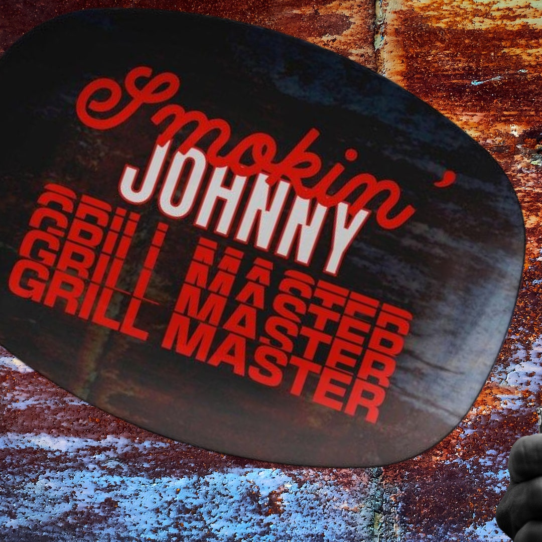 Personalized BBQ Serving Platter Gift for the Grill Master, Custom BBQ ...