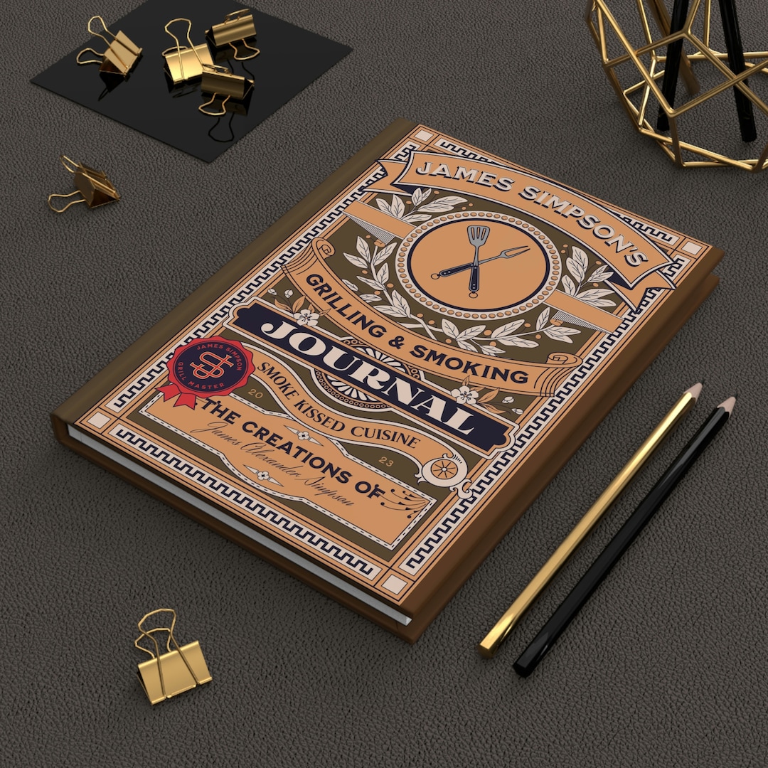 Personalized BBQ Journal and Recipe Book for Grilling Enthusiasts ...