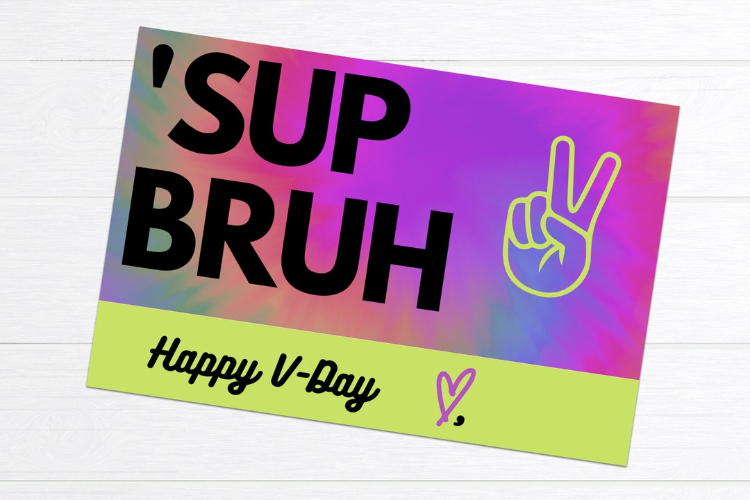 CANVA COOL Tween Girl Boy Bruh Bro Valentine, Video Game Valentine's ...