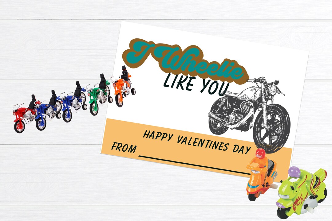 Wheels Wheelie Cars Hot Wheels Valentines Day Funny Card - Etsy