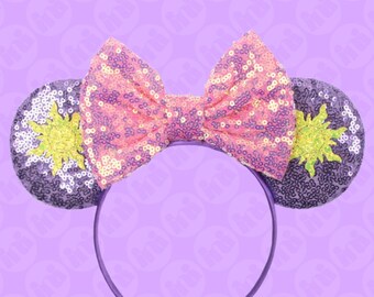 Minnie Mouse Ears Tangled - Etsy