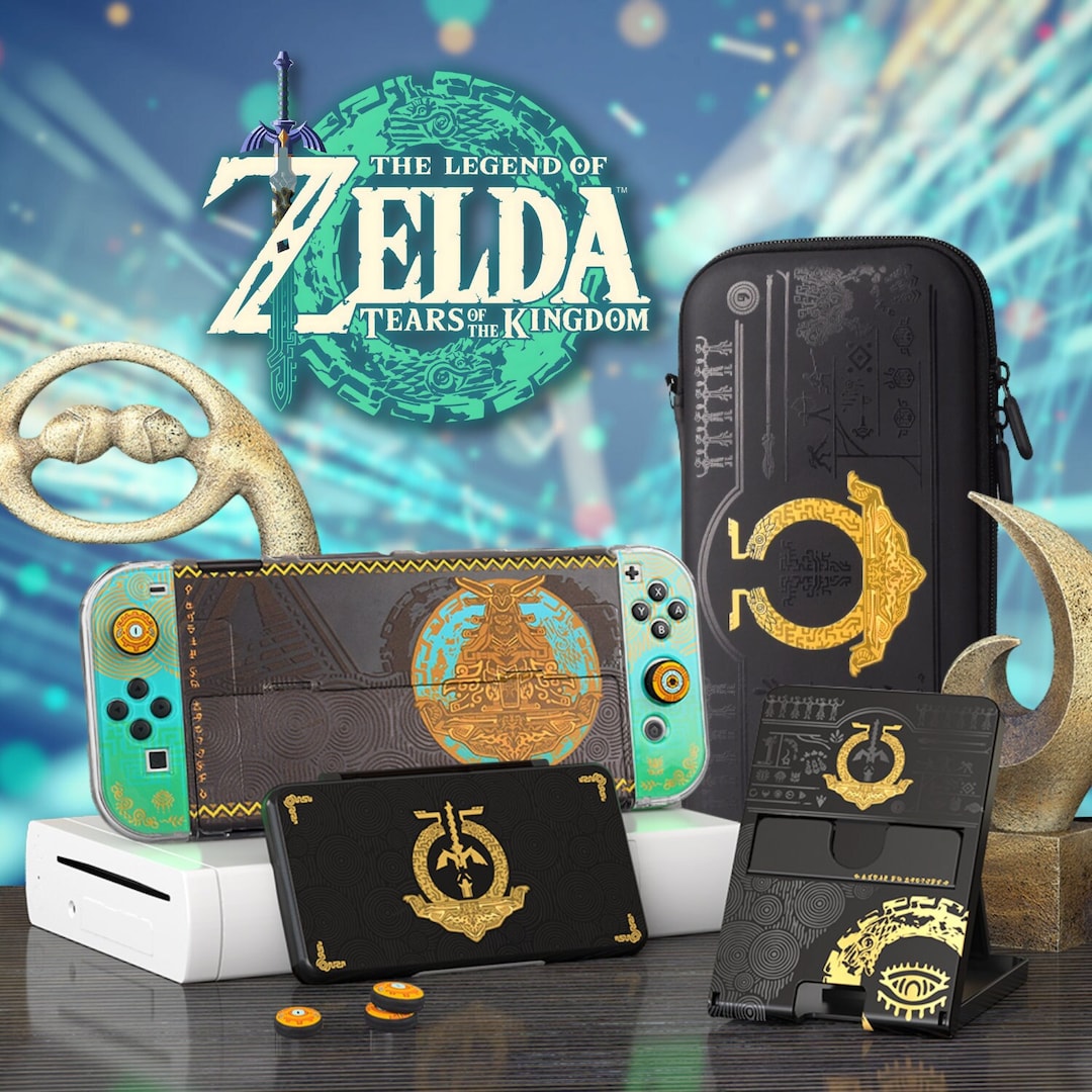 Tears of the Kingdom Switch Bundle Legend of Zelda Covers Cases Stand ...