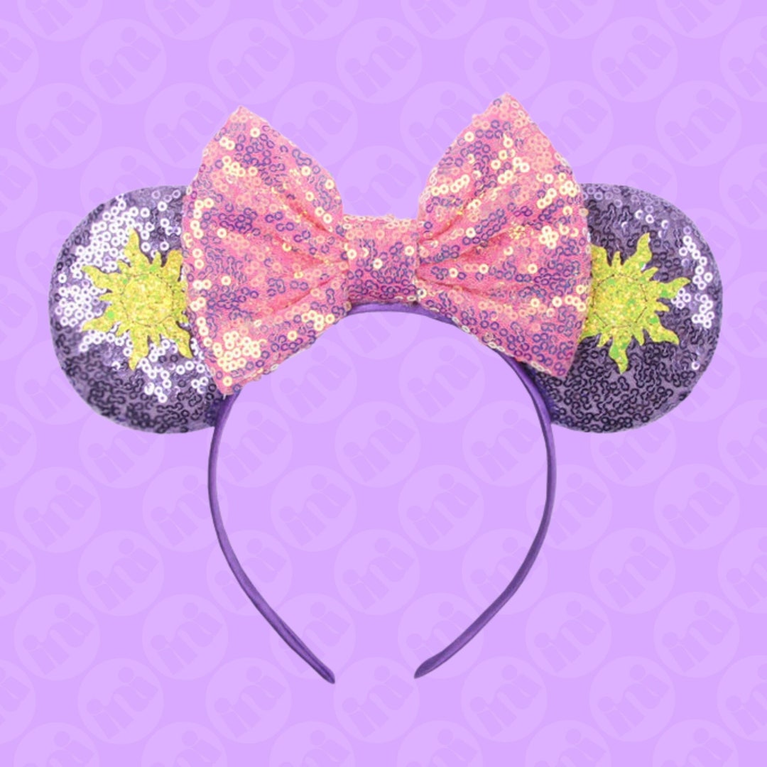 Disney Ears Tangled Rapunzel Mickey Mouse Minnie Headband - Etsy