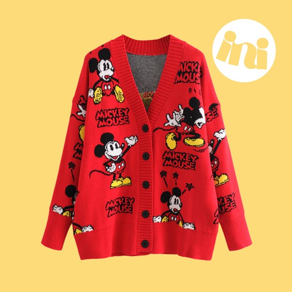 Mickey Mouse Sweater - Etsy