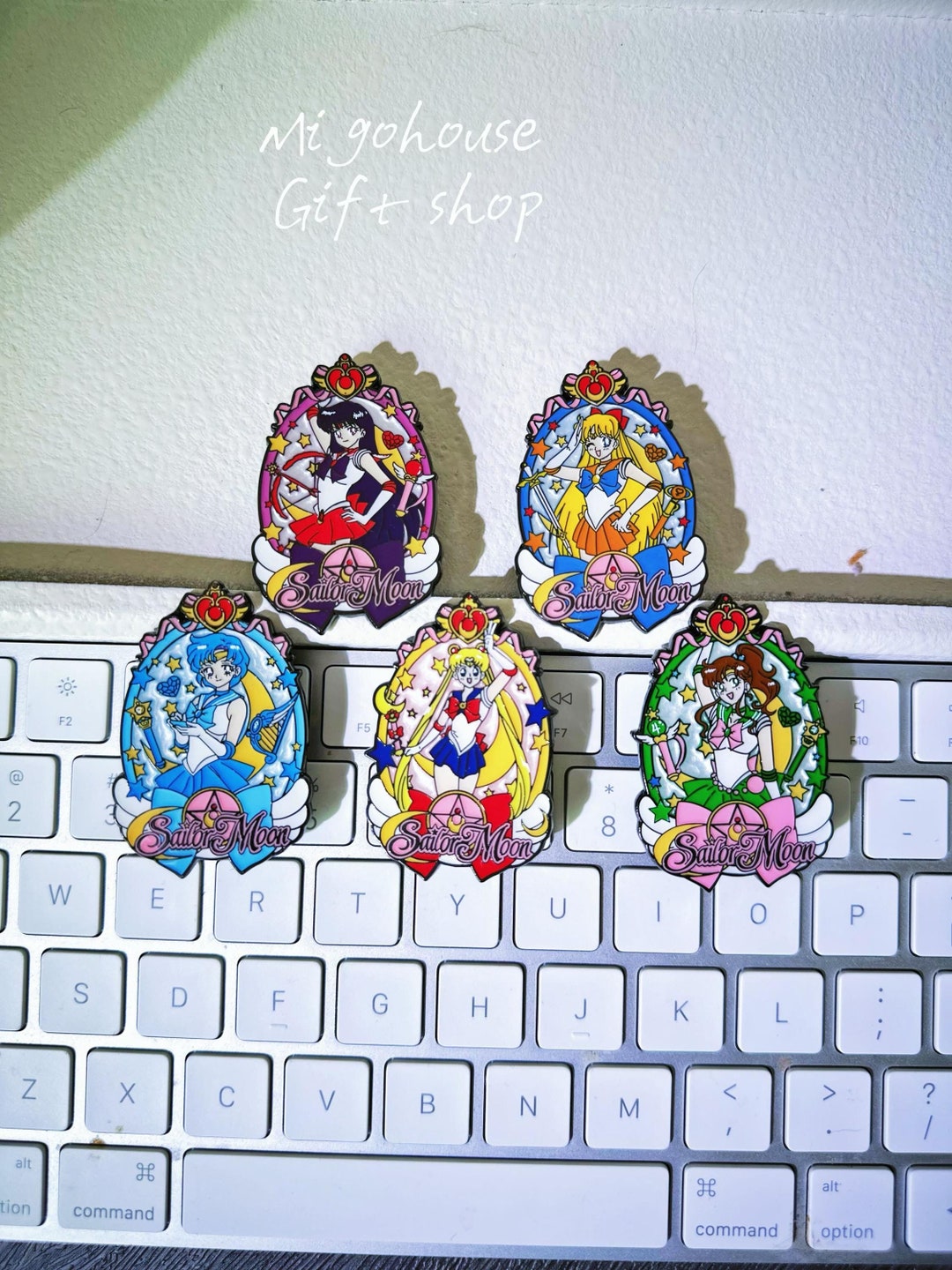 Sailor Moon Enamel Pin Sailor Mars Sailor Mercury Sailor Jupiter Sailor ...