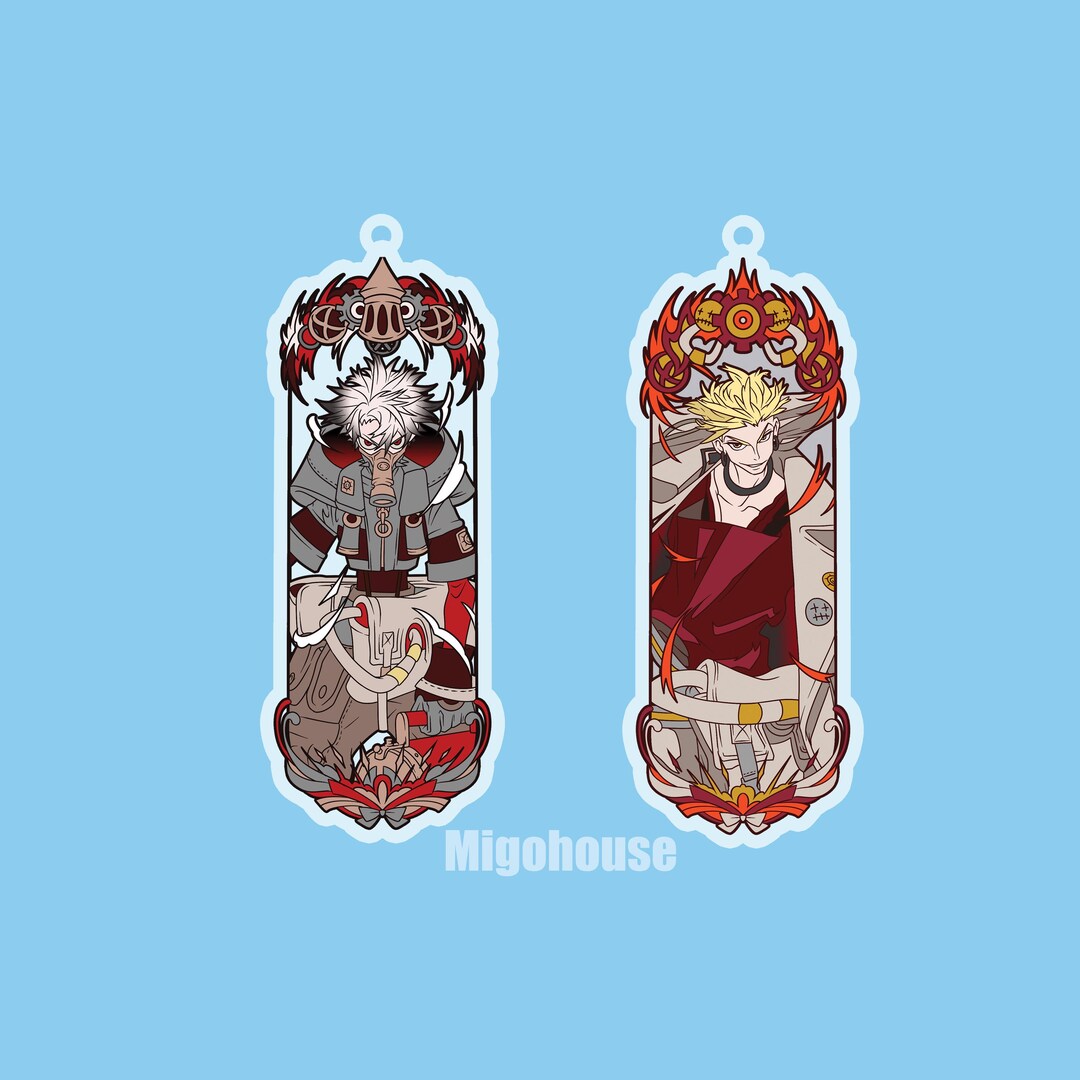 Gachiakuta Acrylic Charms ,rudo and Enjin - Etsy Canada