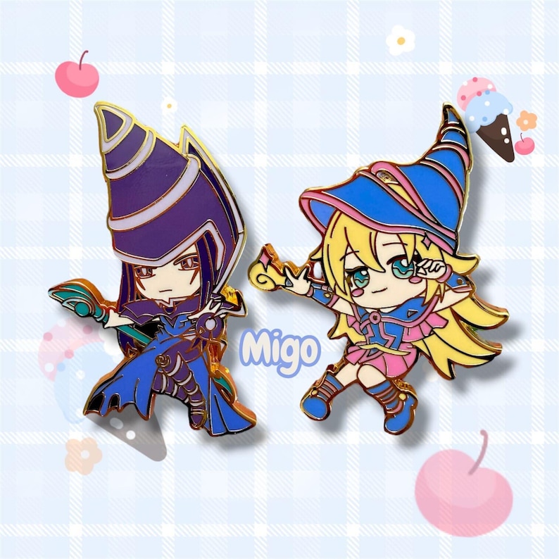 Dark Magician Girl Hard Enamel Pin | Yugioh, Blue Eyes White Dragon, Exodia Pins - Etsy Israel
