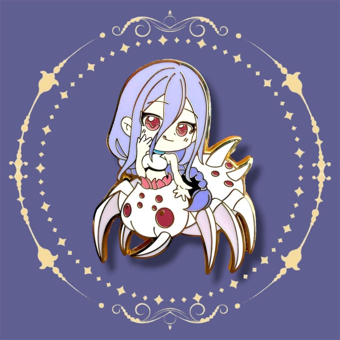 Shiraori Hard Enamel Pin | so I'm a Spider, so What? Kumoko - Etsy