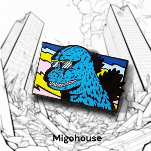 Funky Godzilla Enamel Pin| Pins Anime Gift for Boys Enamel Legendary ...