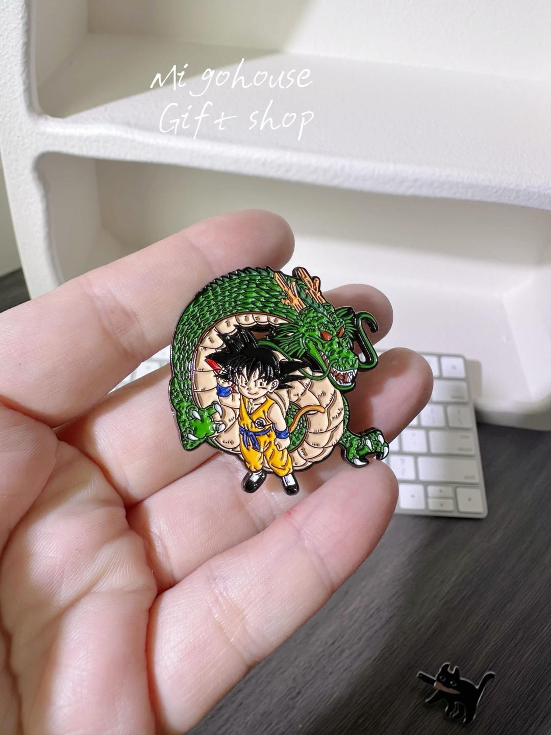 Dragon Ball Dbz Goku Riding on Bike Enamel Pin Pins Anime Gift for Boys ...