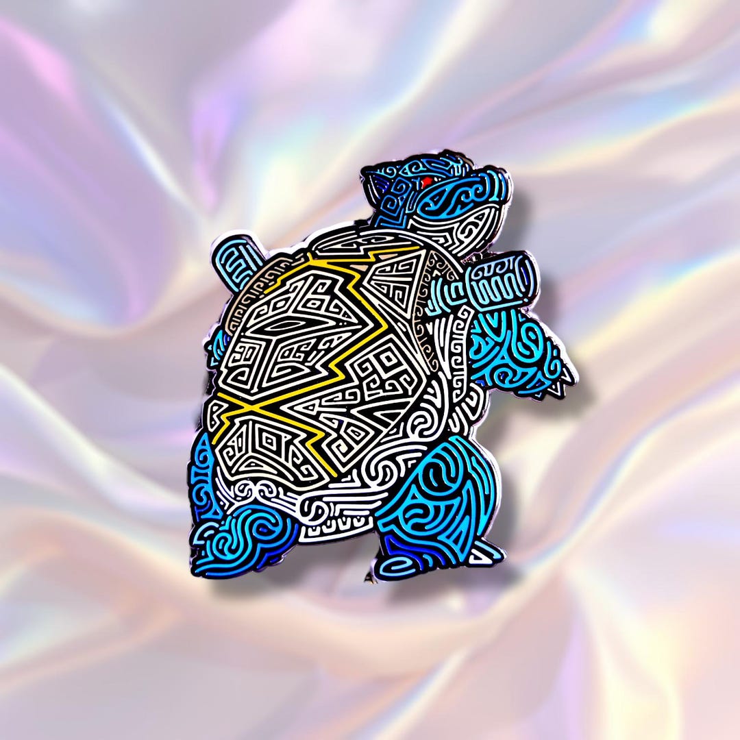 Blastoise Hard Enamel Pin, Wartortle, Squitle Pin| Anime Gift for Boys ...