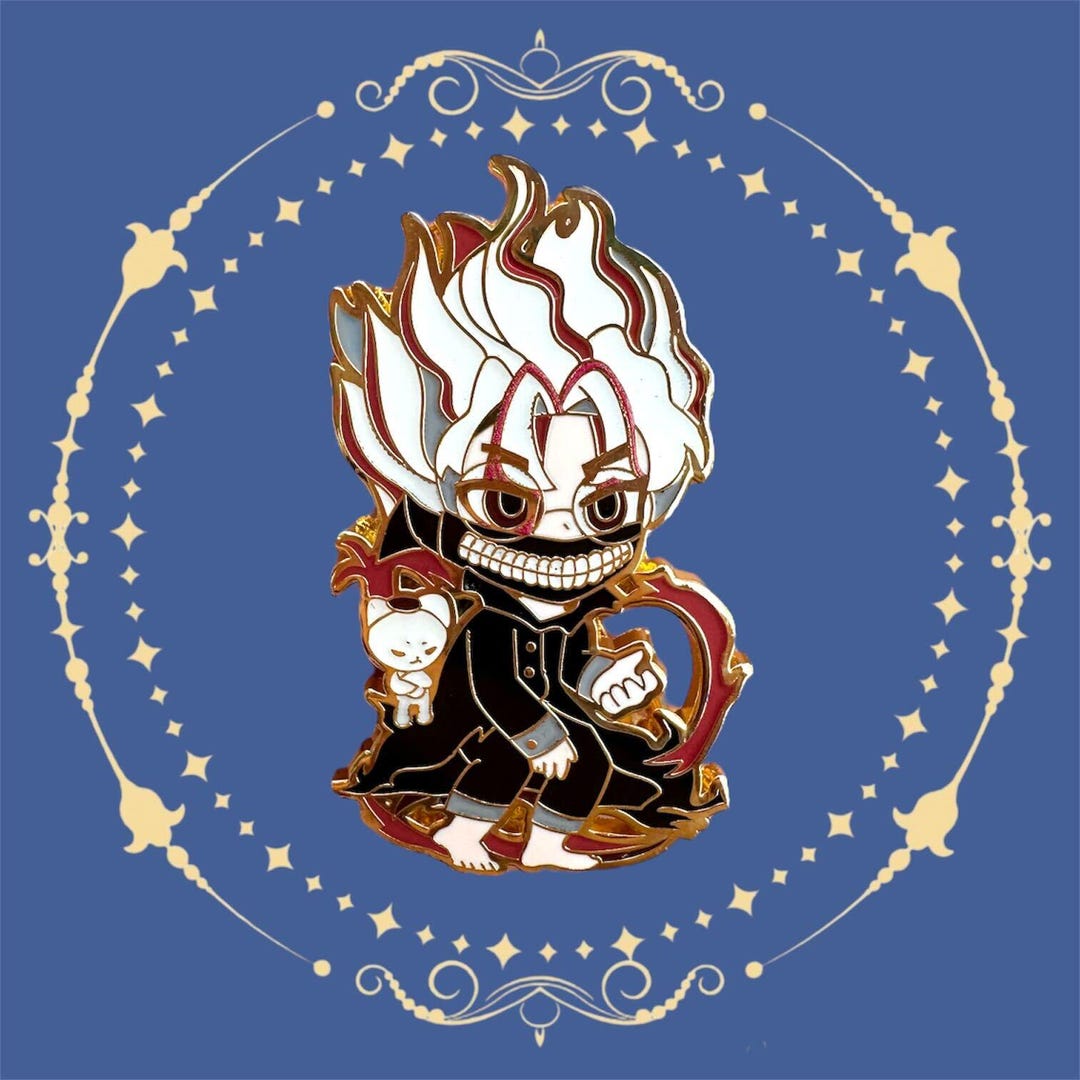 Ken Hard Enamel Pins- Dandadan , Ken Takakura - Etsy