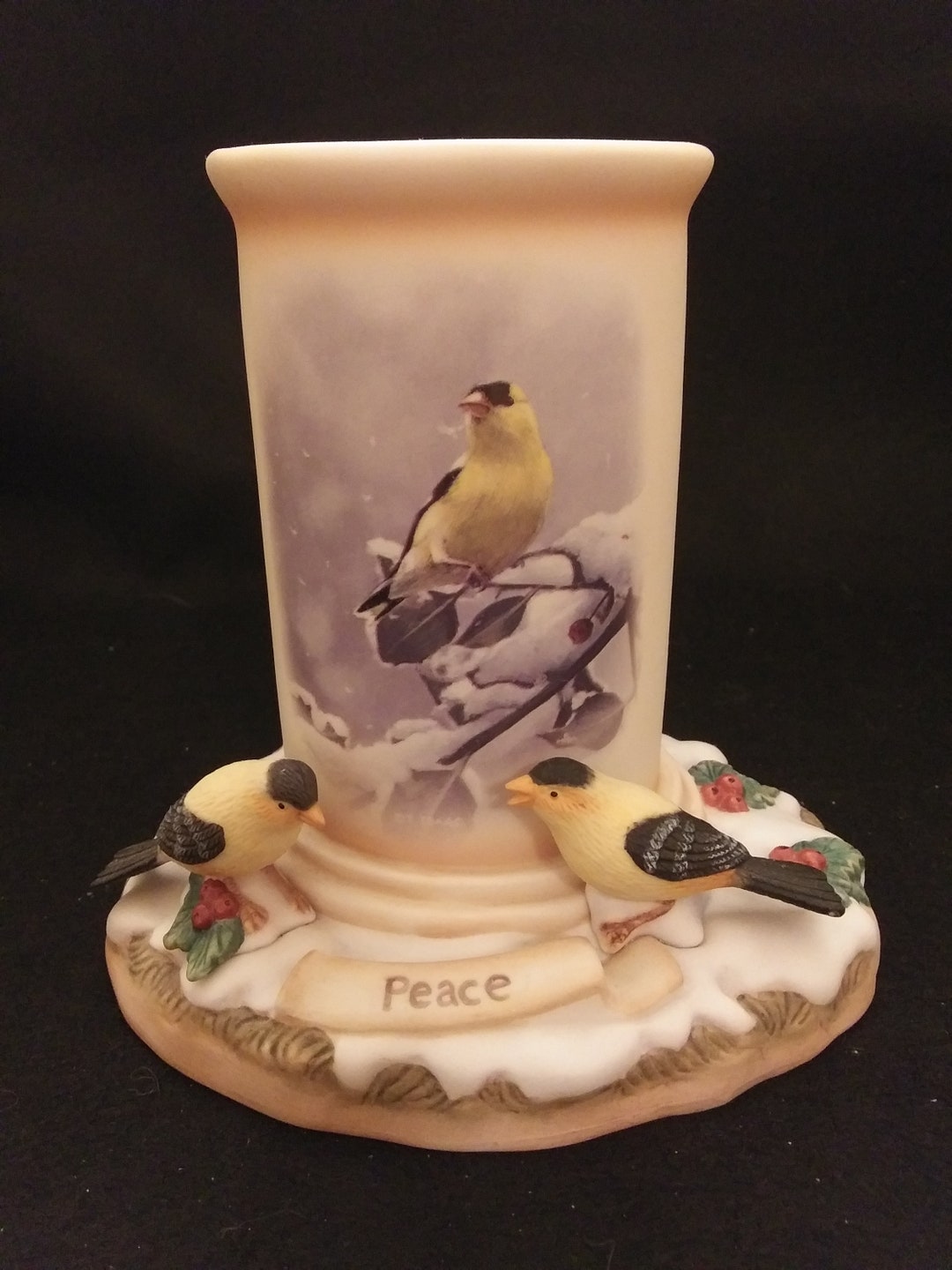 Bradford Exchange, Candle Holder lights of Peace Limited Edition - Etsy