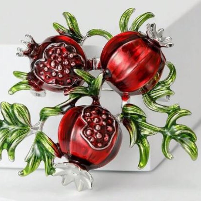 Pomegranate Pin - Etsy