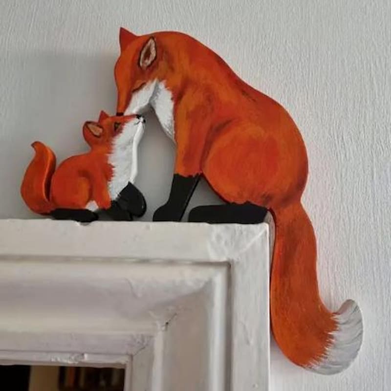 Wooden Fox - Etsy