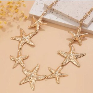 STARFISH CHAIN BELT- Beach-inspired Ocean Vacation Wind Starfish 18K ...