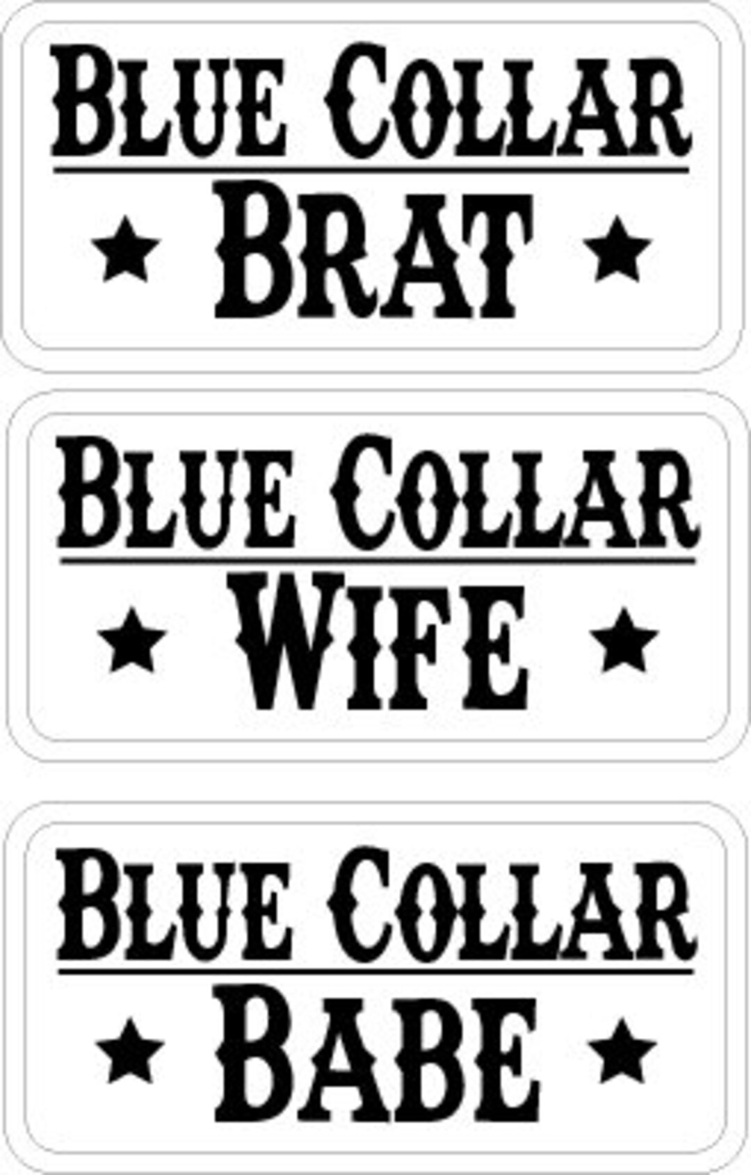 Blue Collar Brat/wife/babe Leather Patch Hat Richardson 112 - Etsy