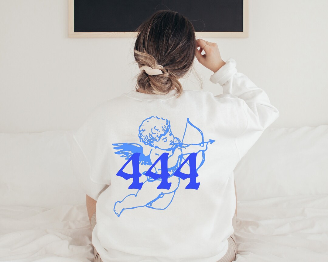 Angel Number 444 Sweatshirt, 444 Sweatshirt, Angel Number Sweatshirt ...