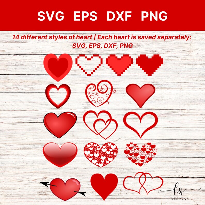 Various Heart Svg Bundle, Heart Svg, Open Heart Svg, Heart Svg, Sketch ...