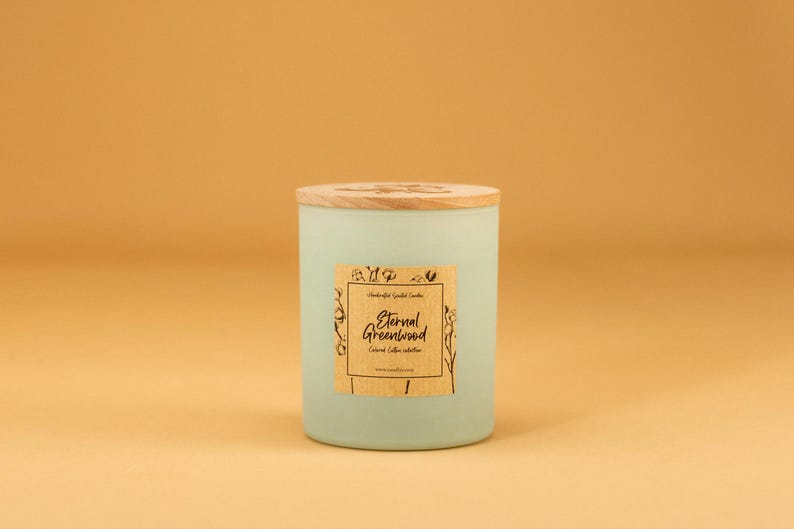 Candela di cera di soia – Muschio e Ylang Ylang – Barattolo profumato ...