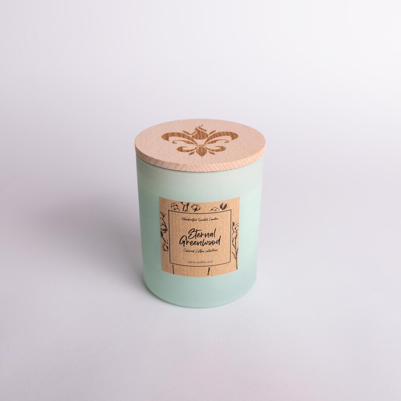 Candela di cera di soia – Muschio e Ylang Ylang – Barattolo profumato ...